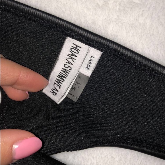 Swim | All Black Hoaka Swimwear W 2 Different Bottoms | Poshmark